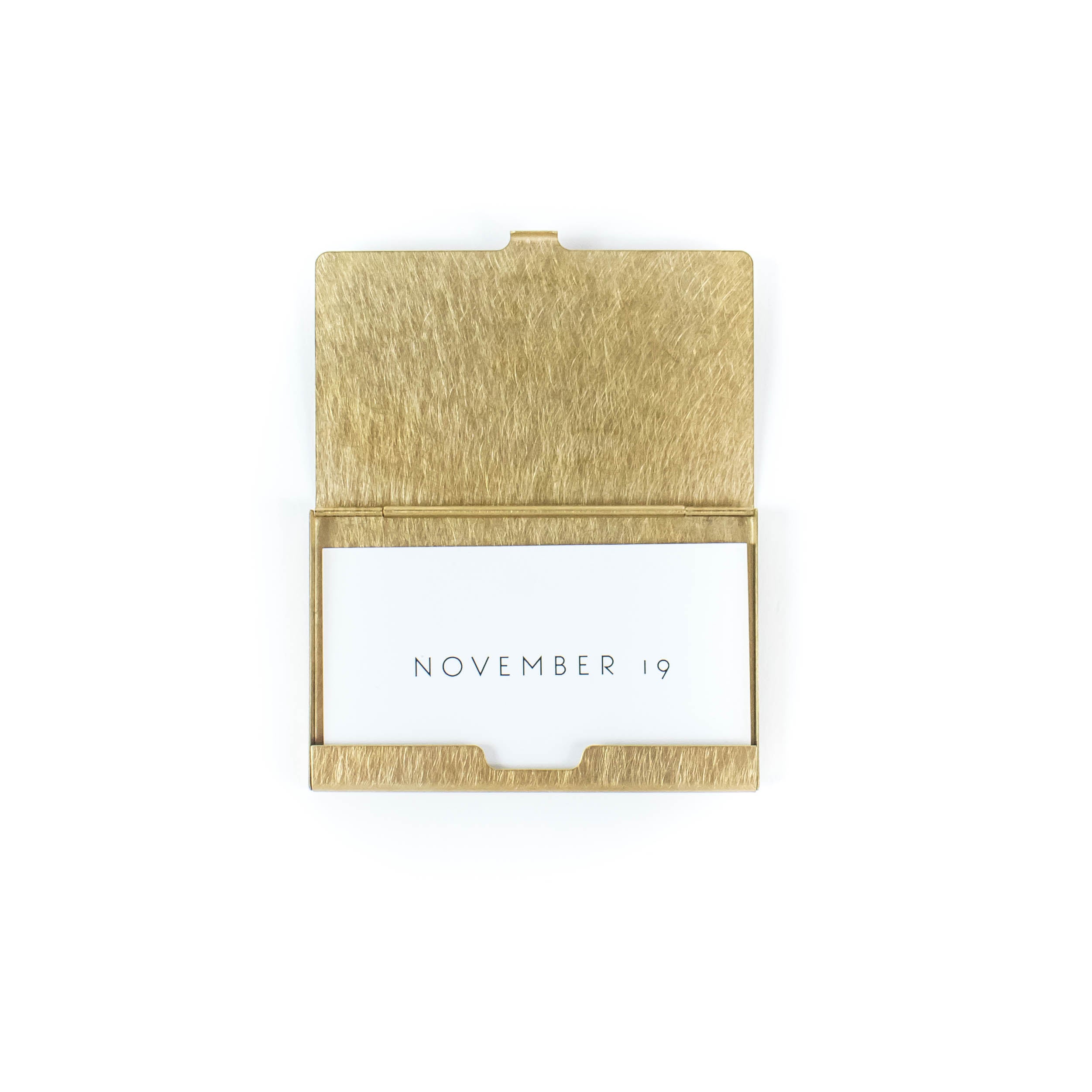 Brass Card Holder - Japan – November 19 Shop