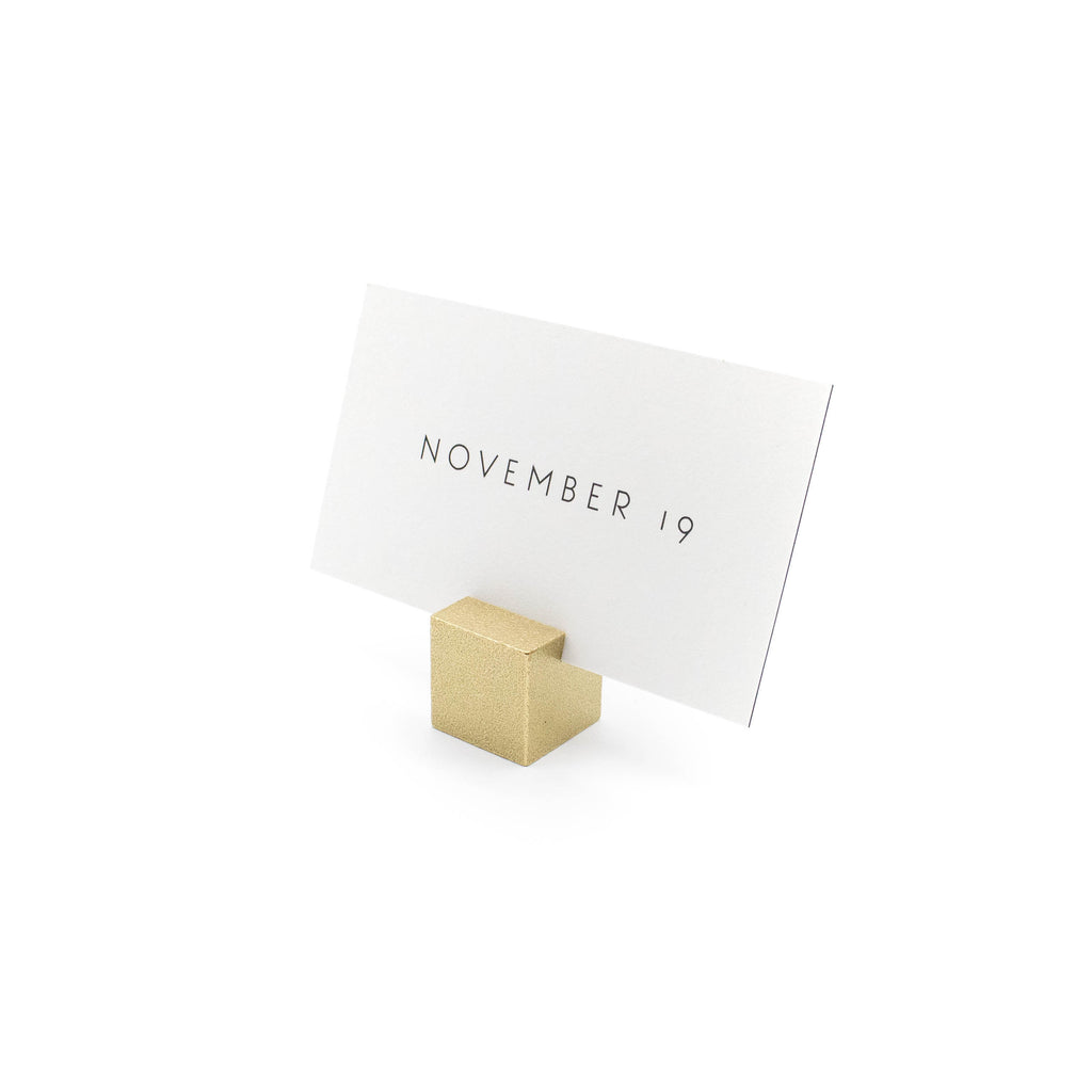 Brass Card Holder – November 19 Shop